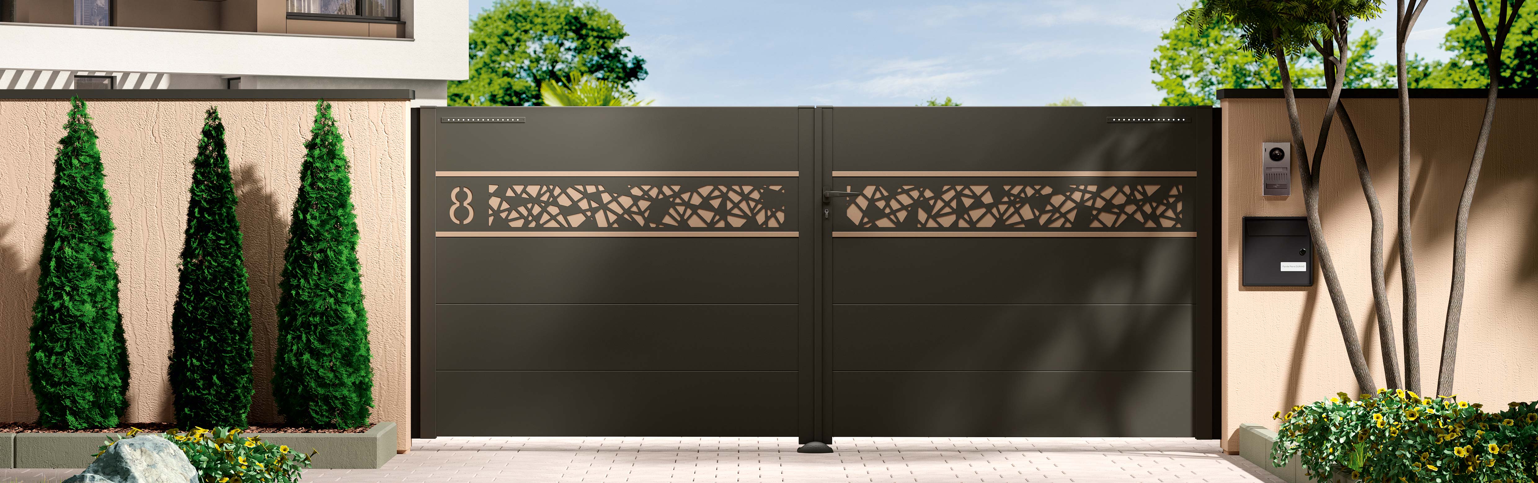 Choisir un portail design et personnalisé| Tschoeppé