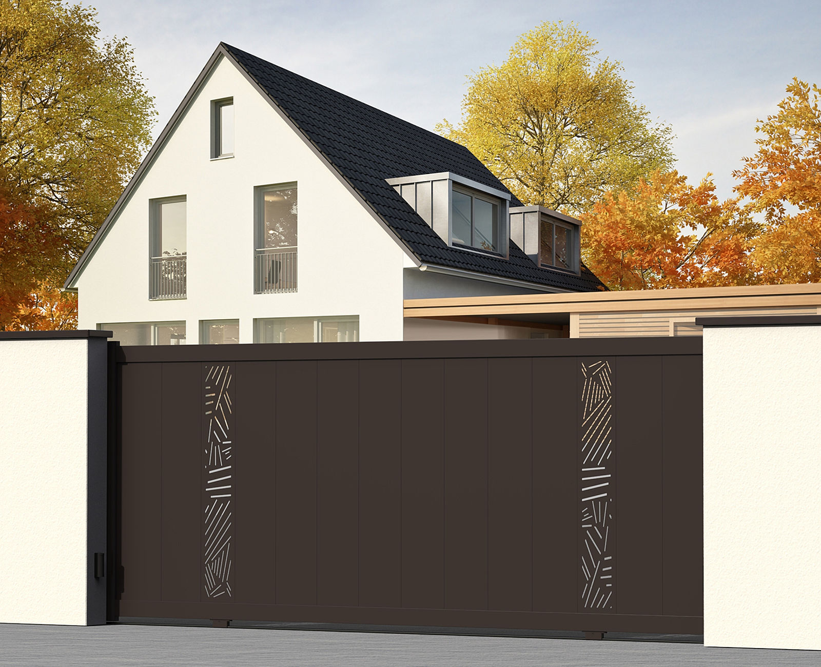 Portail Aluminium Design - Kaléo| Tschoeppé